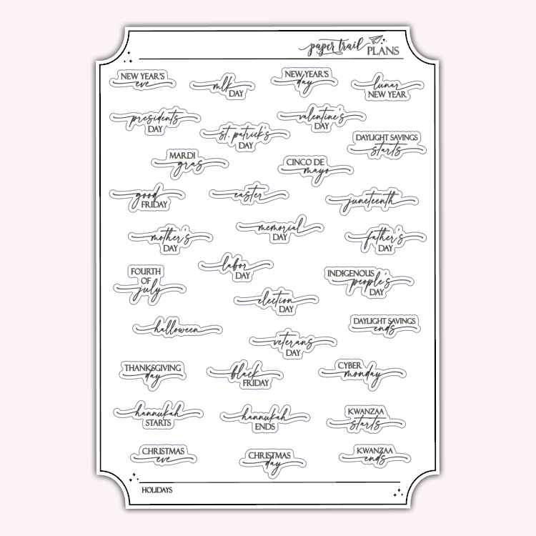 Scripts – Paper Trail Plans