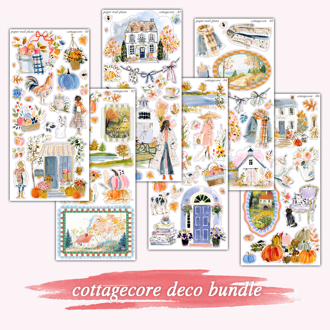 Cottagecore Journaling Collection – Paper Trail Plans
