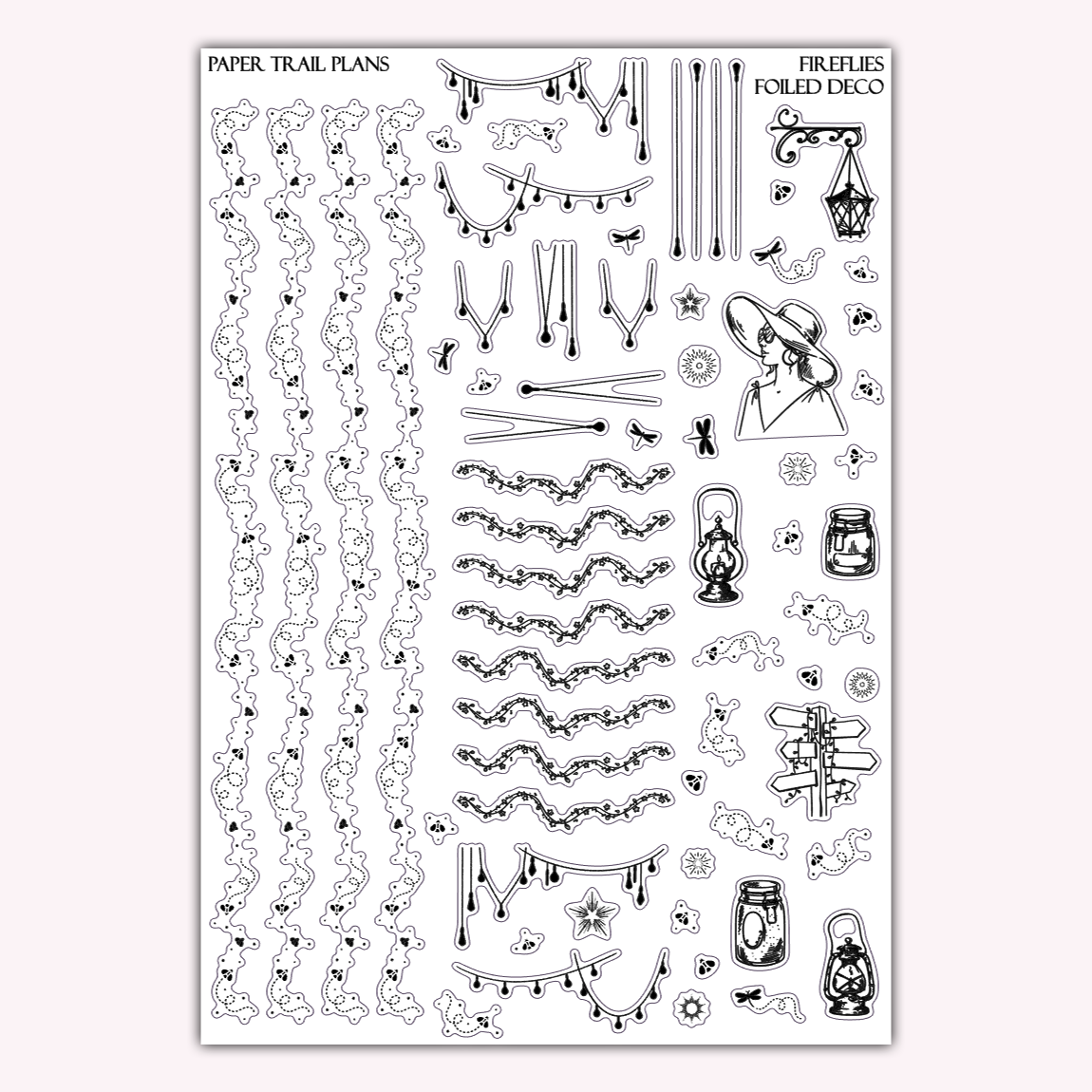 Foiled Deco – Paper Trail Plans