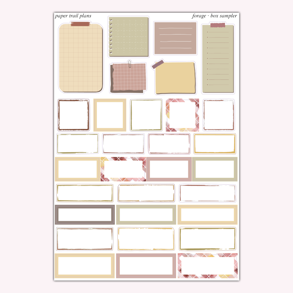 New Products – Paper Trail Plans