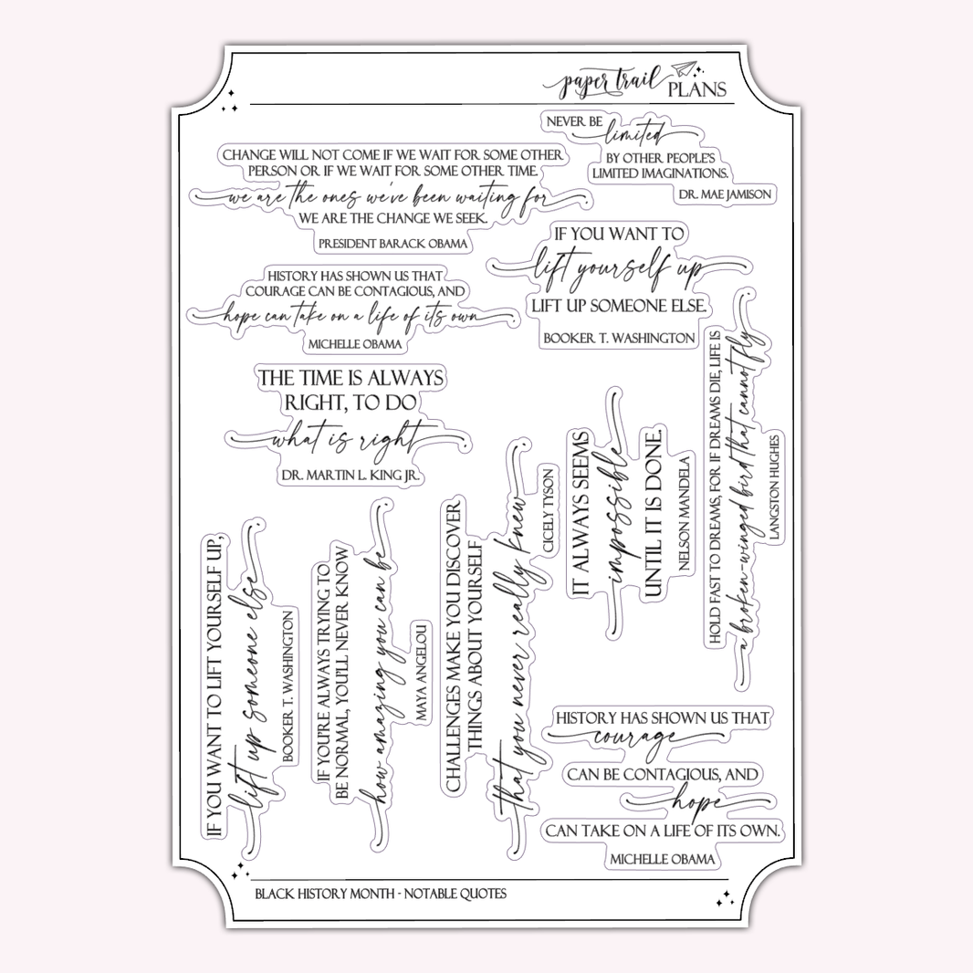 Samplers & Former Freebies – Paper Trail Plans