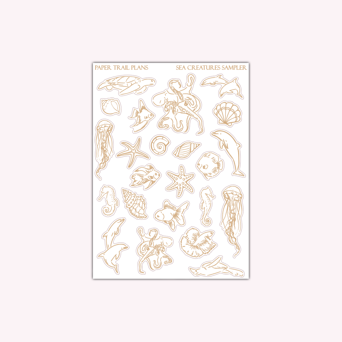 Paper Trail Plans Sticker Shop